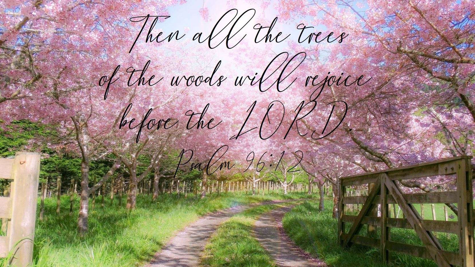 Psalm 96 12 Psalm 96 12